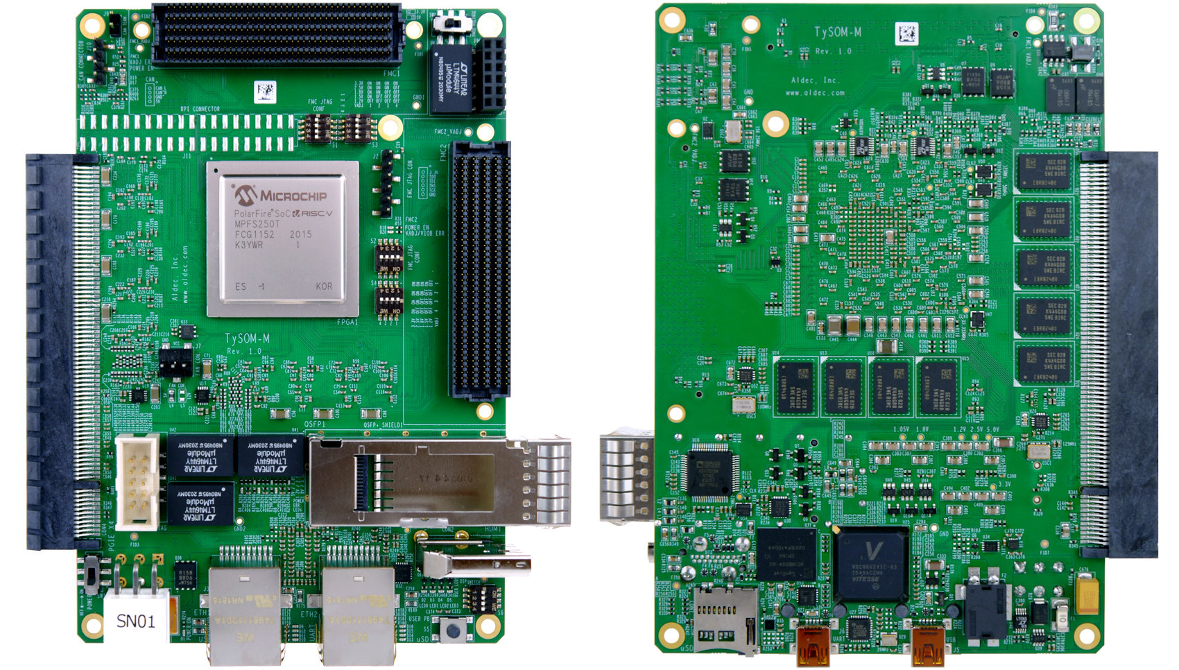 Embedded development board features Microchip PolarFire RISC-V FPGA SoC ... Embedded development board features Microchip PolarFire RISC-V FPGA SoC ...
