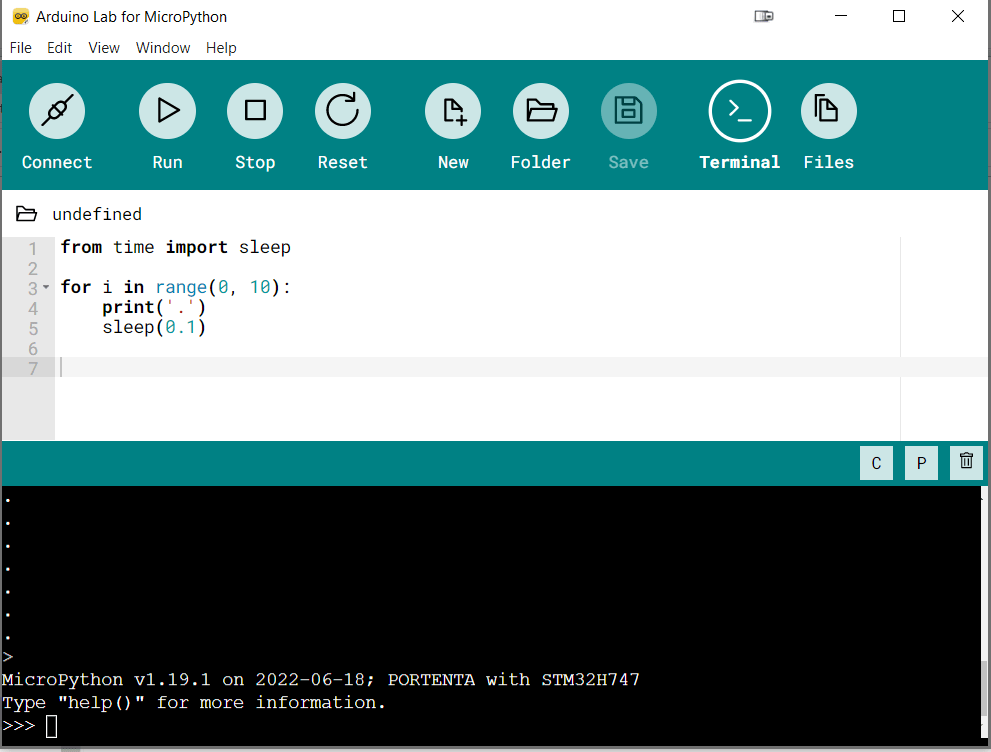 Arduino Lab For Micropython An Experimental Cross Platform Micropython Ide For Arduino Boards