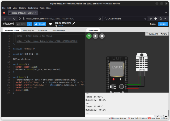 Wokwi An Arduino Raspberry Pi Pico And Esp32 Board Simulator Cnx