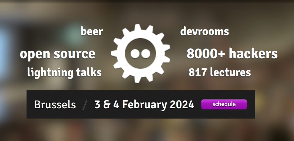 FOSDEM 2024 schedule - Open-source embedded, mobile, IoT, robotics ... FOSDEM 2024 schedule - Open-source embedded, mobile, IoT, robotics ...
